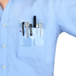 Wisdompro 5 Pack Heavy Duty Pocket Protector for Shirts, Lab Coats ...
